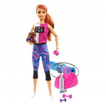 Barbie - Poupée Barbie Sport (+ accessoires) - Rousse - Poupée - Achat ...