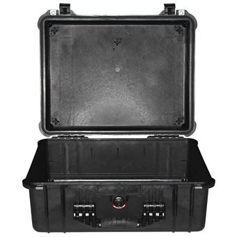 Peli 1550 BK flight case sans mousse 468x355x193 mm, Flight-Cases, Top ...