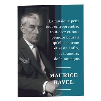 Fabulous Poster Maurice ravel citation (61cm x 86cm) - Achat & prix | fnac