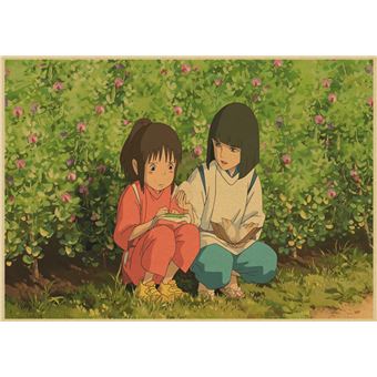 Poster Spirited Away Hayao Miyazaki Movie - 42 x 30 cm Style 06 - Achat ...