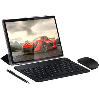 Tablette Tactile 10 avec Clavier et Souris, Android 9.0, 4 Go RAM, 64 ...