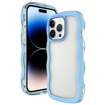 Coque en TPU design transparent en forme de vague, anti-chute pour ...