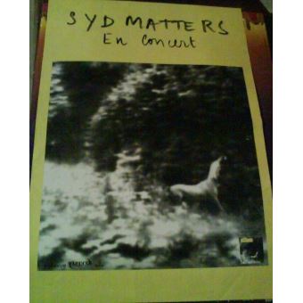 Syd Matters - 70x100 cm - AFFICHE / POSTER - Achat & prix | fnac