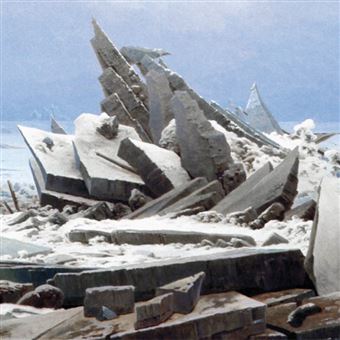 Caspar David Friedrich Poster Reproduction - La Mer De Glace, 1823 ...