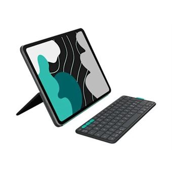 Logitech Flip Folio - Clavier - full size - sans fil - Bluetooth LE ...