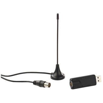 Clé TV USB TNT / TNT 2 UHD /DVB-C sur USB, pour Windows et macOS, H.265 ...