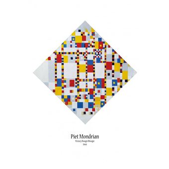 Piet Mondrian Poster - Victory Boogie Woogie, 1944 (91x61 cm) - Achat ...