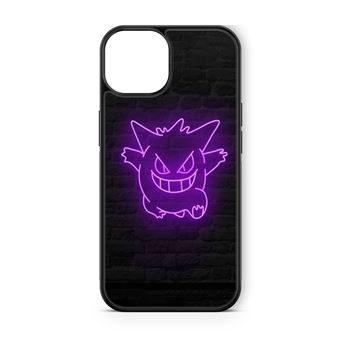 Coque Fifrelin rigide noire pour iPhone 15 - Ectoplasma Pokemon Gengar ...