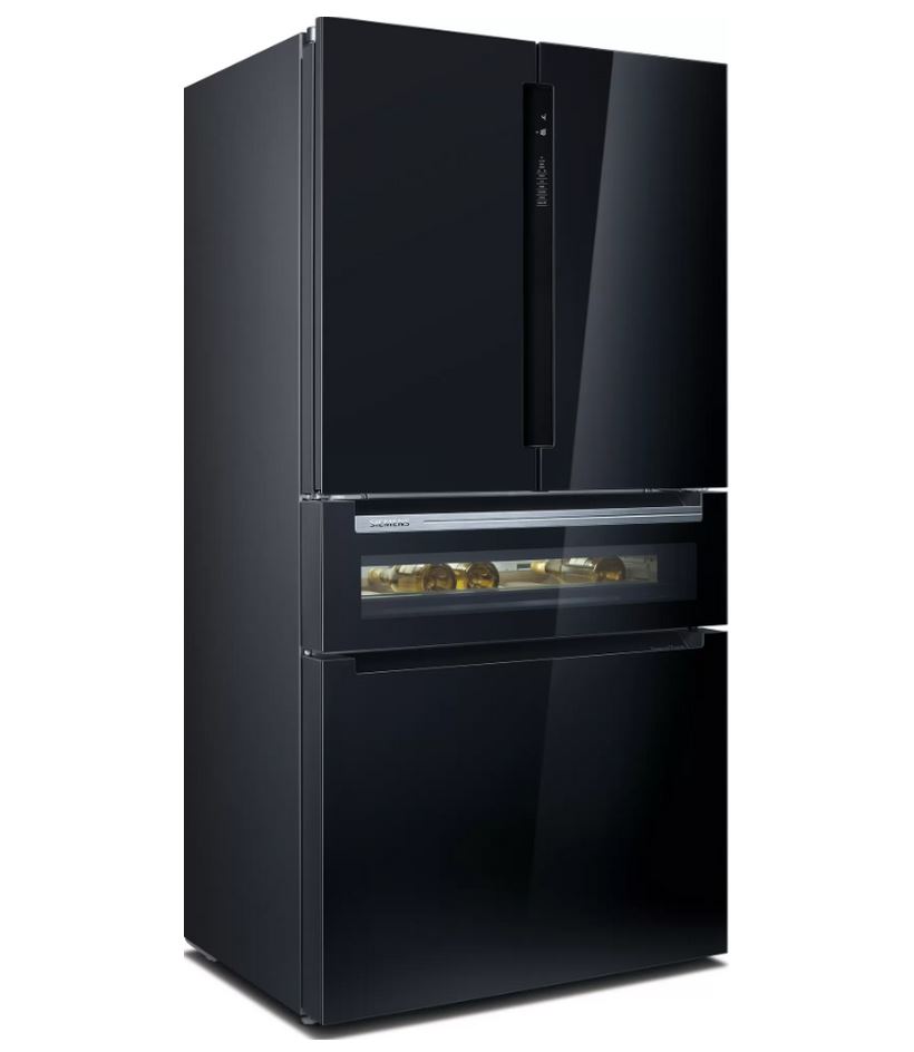 siemens - réfrigérateur américain 91 cm 572l nofrost - kf96rsbea ...