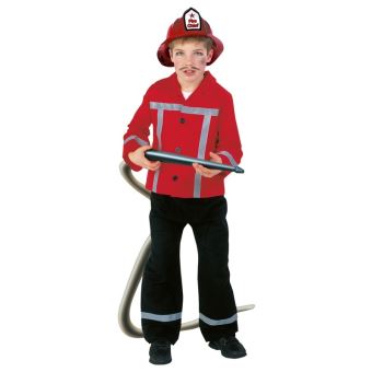 Rubie's costume pompier junior rouge/noir - Déguisement enfant - Achat ...