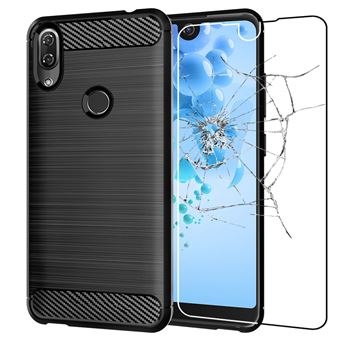 ebestStar - Coque Wiko View 2 Housse Etui Gel Motif Fibre Carbone Luxe ...