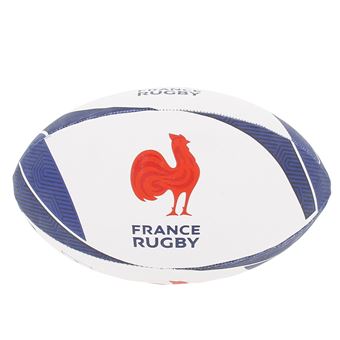 Ballon de rugby Gilbert Ballon sup france Blanc Taille : 5 - Accessoire ...