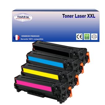 T3AZUR - Lot de 4 Toners compatibles avec Canon 045H pour Canon MF ...