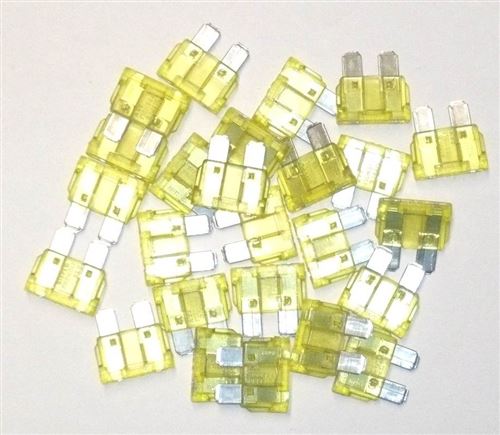fusibles enfichables 20 ampères sachet de 25 fusibles - Oc-pro ...