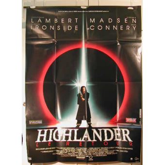 Highlander - affiche pliée - 116x158 cm - AFFICHE / POSTER - Achat ...