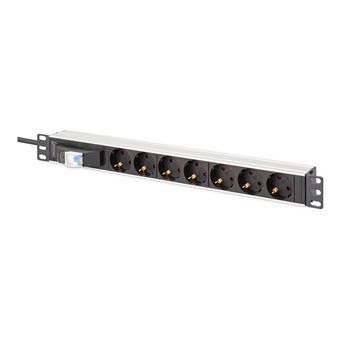 DIGITUS - Coupe-circuit (rack-montable) - aluminum, with circuit ...