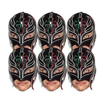 STAR CUTOUTS Lot de 6 Masques en carton Catcheur WWE - Rey Mysterio ...