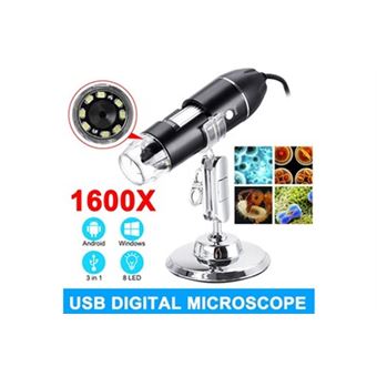 1600x microscope numérique pour l'électronique type-c 3 en 1usb ...
