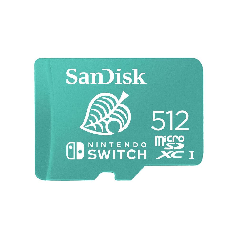 -7% sur Carte mémoire microSDXC UHS-I SanDisk 512 Go pour Nintendo Switch Vert et blanc - Carte ...