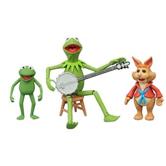 DIAMOND SELECT TOYS La figurine multi-pack de Muppets Kermit, Robin et ...
