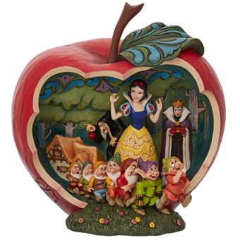Enesco Figurine Scène de Blanche Neige dans une Pomme Disney Traditions ...