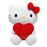 Hello Kitty - Peluche Hello Kitty Coeur 14 cm - Peluche | Soldes fnac ...