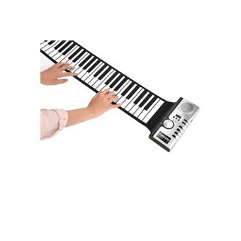 Flexible roll up electronic soft keyboard piano portable 61 touches ...