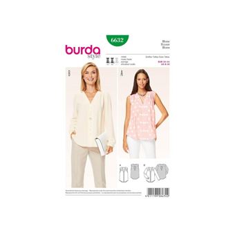 Patron Burda 6632 Tunique du 34 au 44 - Couture crochet et tricot ...