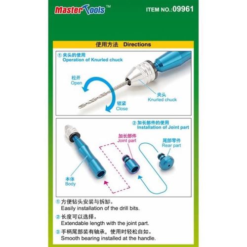 High Quality Micro Hand Drill Master Tools Maquette Achat prix fnac