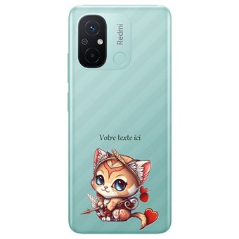 Coque Taperso pour Xiaomi Redmi 12C et 11A personnalisable motif Chat ...