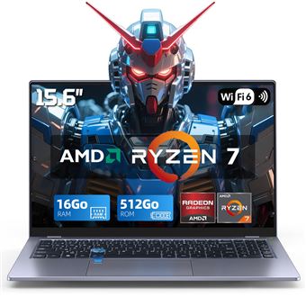 PC Portable Gaming AMD Ryzen 7 6800H (Jusqu'à 4,7 Hz) DDR5 32Go RAM 1To ...