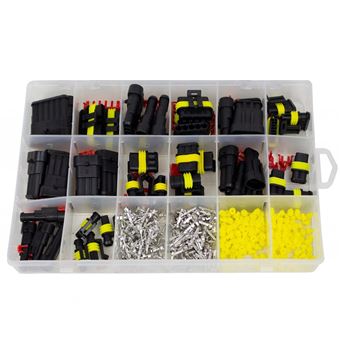 coffret de 424 connecteurs electriques etanches assortis - Kroftools - Équipements électriques ...
