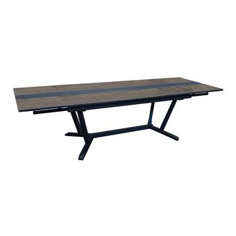 Table de jardin Galléo en Aluminium 180/230/280 cm - plateau Fundermax ...