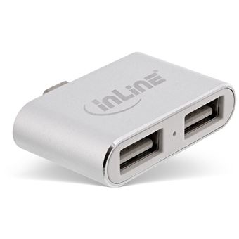 InLine Mini USB2.0 Hub - Concentrateur (hub) - 4 x USB 2.0 - de bureau ...