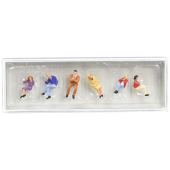 Preiser 10096 Pedestrians Seated 2 HO Model Figure - Accessoire ...
