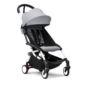 STOKKE - Poussette YOYO 3 Pack 6+ Stone Cadre Blanc - Poussettes ...