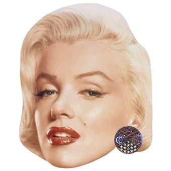 Masque en carton 2D Marilyn Monroe - Actrice et chanteuse - Taille A4 ...