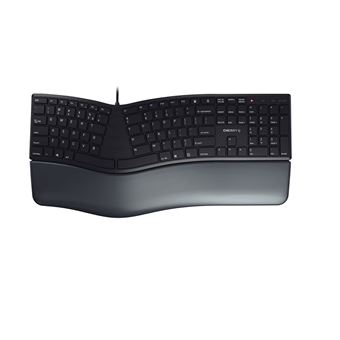 CHERRY KC 4500 ERGO - Clavier - USB - QWERTY - Anglais - noir - Clavier ...