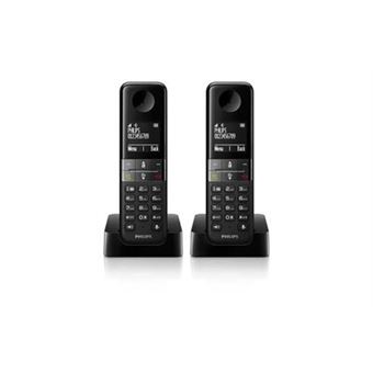 Philips D4502B - Téléphone sans fil avec ID d'appelant/appel en ...