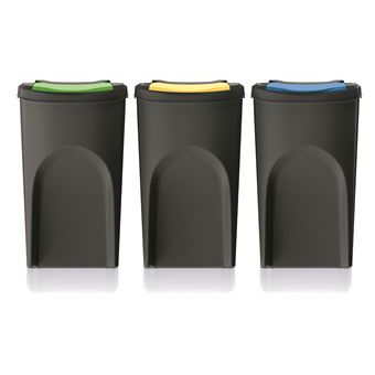 Ensemble de 5 poubelles de tri Prosperplast Keden SORTI BOX IKWB35S5 ...