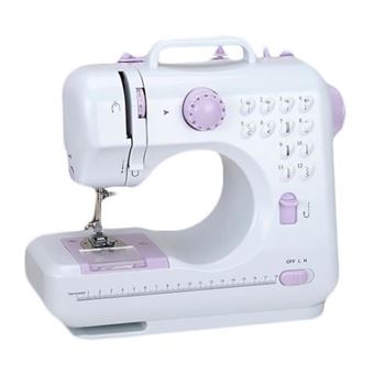 EMERIO Machine à coudre bras libre SEW-121820 blanc, lilas - Machine à ...
