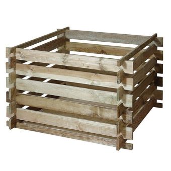 Bac à compost en bois Primo - Composteurs et poubelles de jardin ...