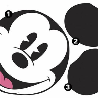 ROOMMATES Sticker Mural Géant classique tête de Mickey Mouse XL - Achat ...