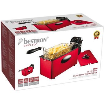 Bestron CRISPY & CO AF357R - Friteuse - 3.5 litres - 2000 Watt ...