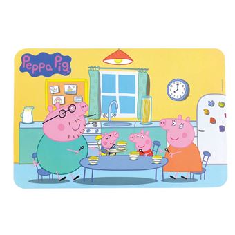 PEPPA PIG - Set de table pour bébé et enfant 43 x 28 cm - Set de table ...