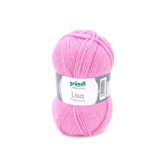 Fil à tricoter LISA PREMIUM UNI - Grundl(...) - 31 Rose - Couture ...