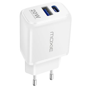 Chargeur Mural Ports USB et USB C Power Delivery 20W Charge Rapide ...