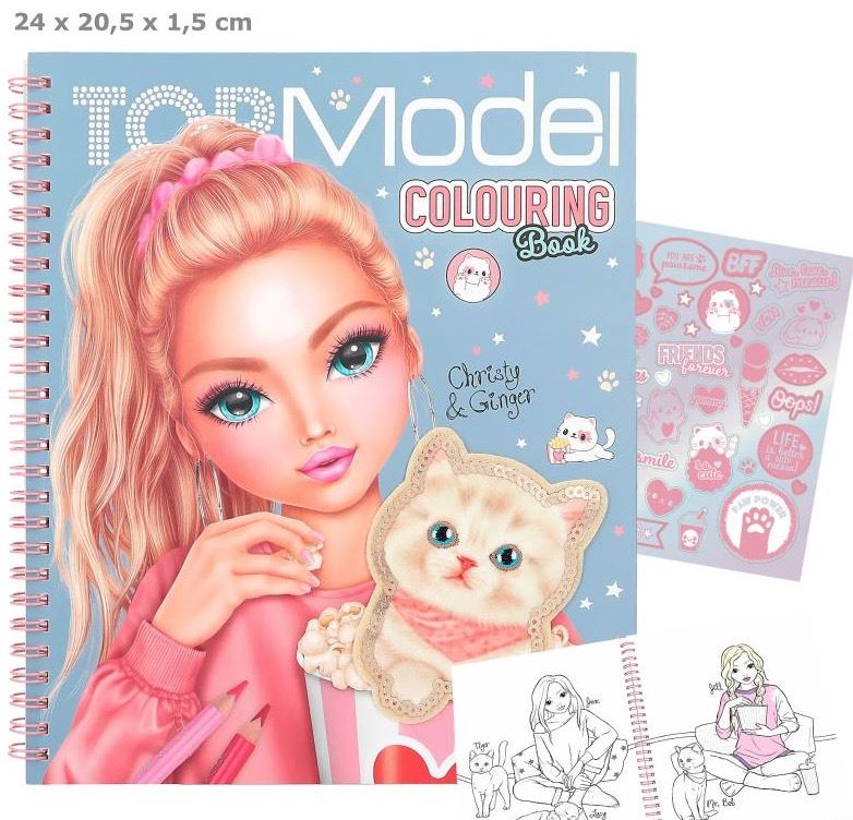 Dessin et coloriage enfant Top Model Album à colorier Cutie Star ...