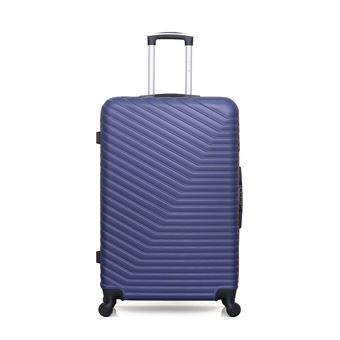 wave paris - valise grand format lena 75 cm 4 roues - marine - Valise ...