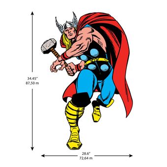 MY AGENCIES Sticker mural géant Marvel Thor - Achat & prix | fnac